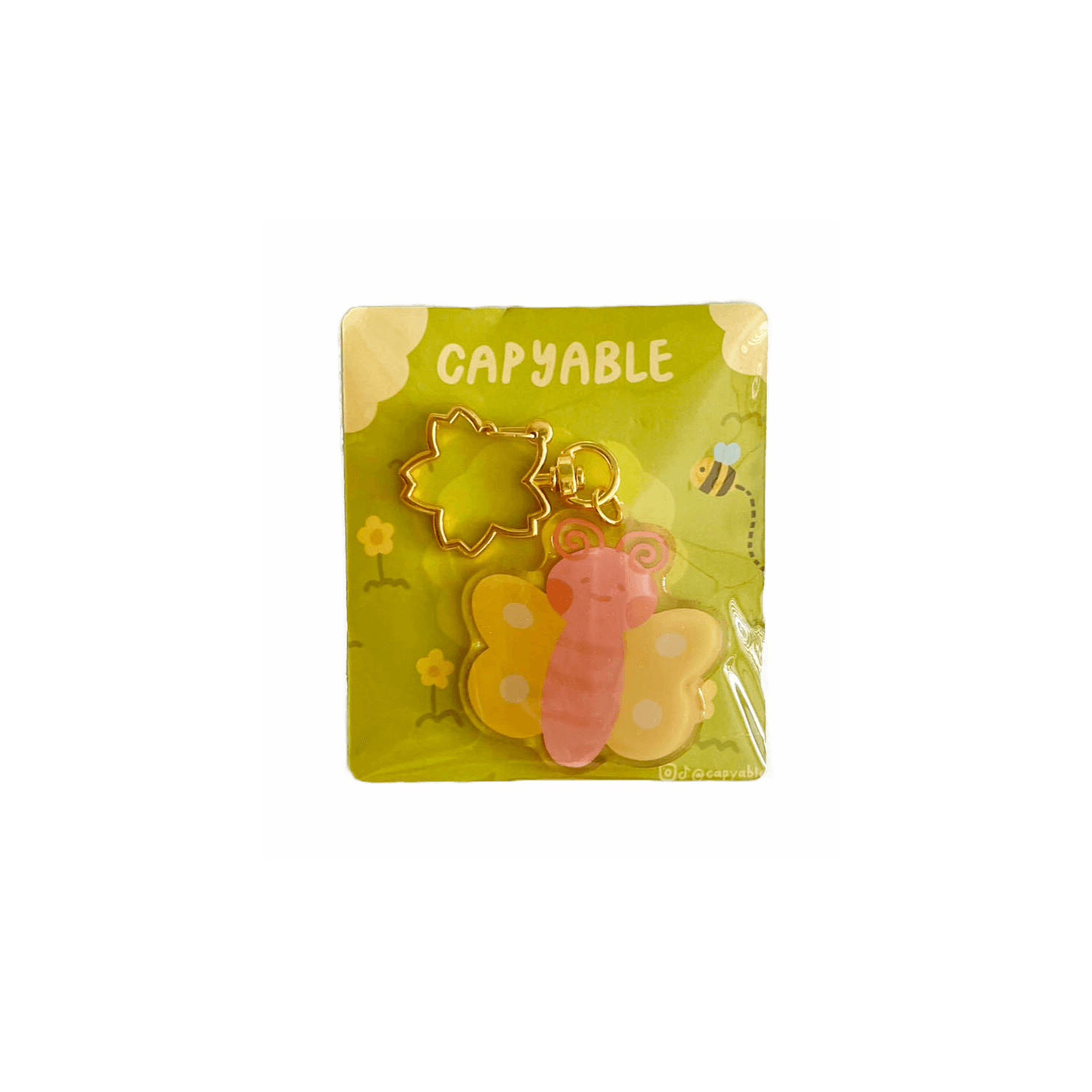 Acrylic Keychain - Butterfly Buttercup – KLOSH