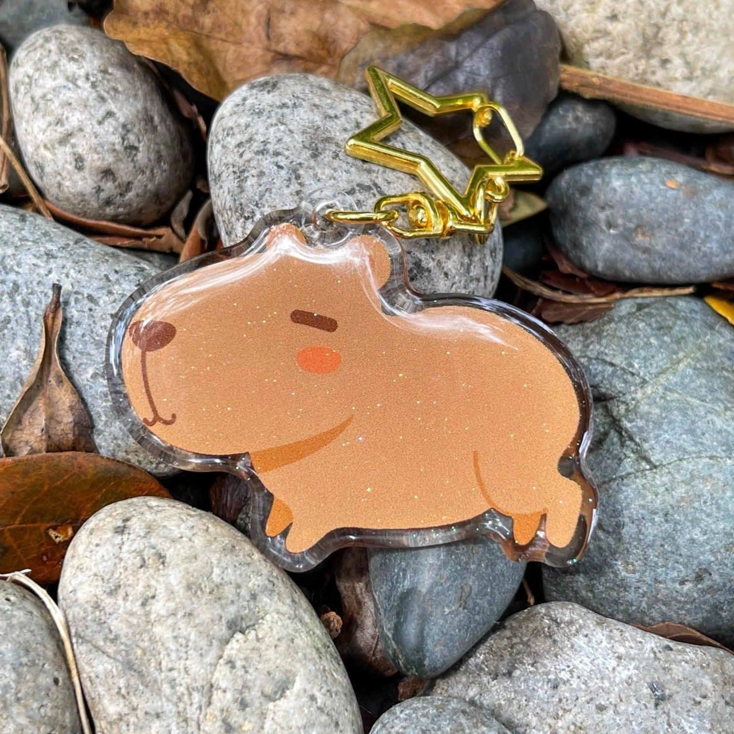 Acrylic Keychain - Capybara Jumping I Key Holder – KLOSH