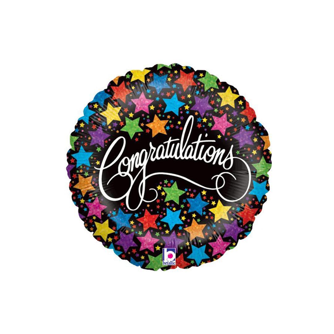 Balloon - Congratulations Bold Stars I Klosh Balloon Shop – KLOSH