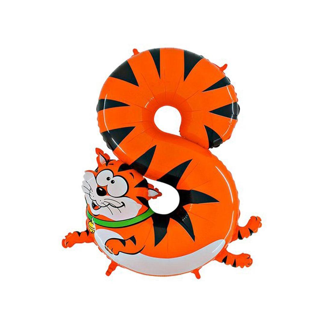 Balloon - Jumbo Number 8 Cat 40" I Klosh Balloon Store – KLOSH