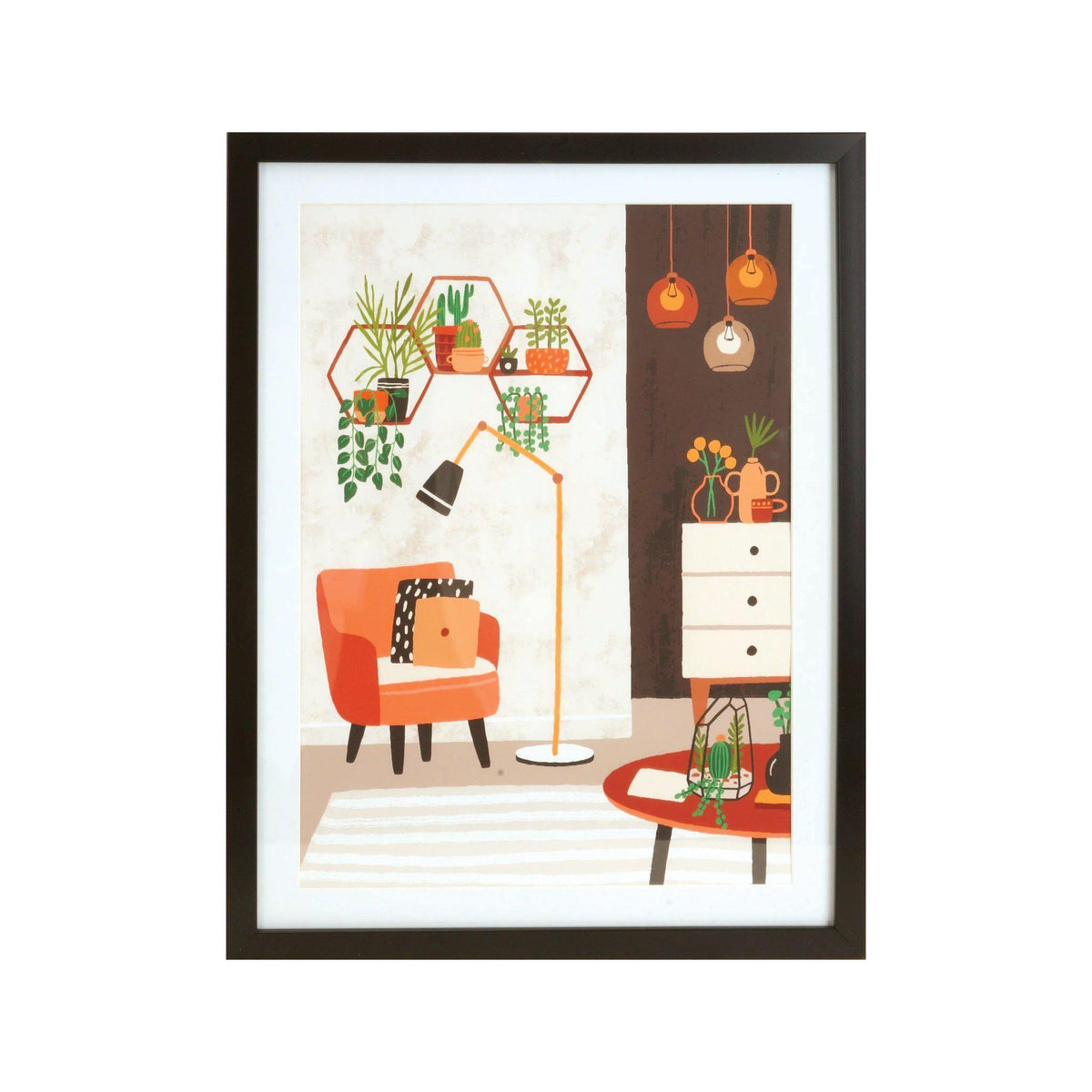 Black A3 Frame - Cozy Corner I Klosh Framed Wall Art