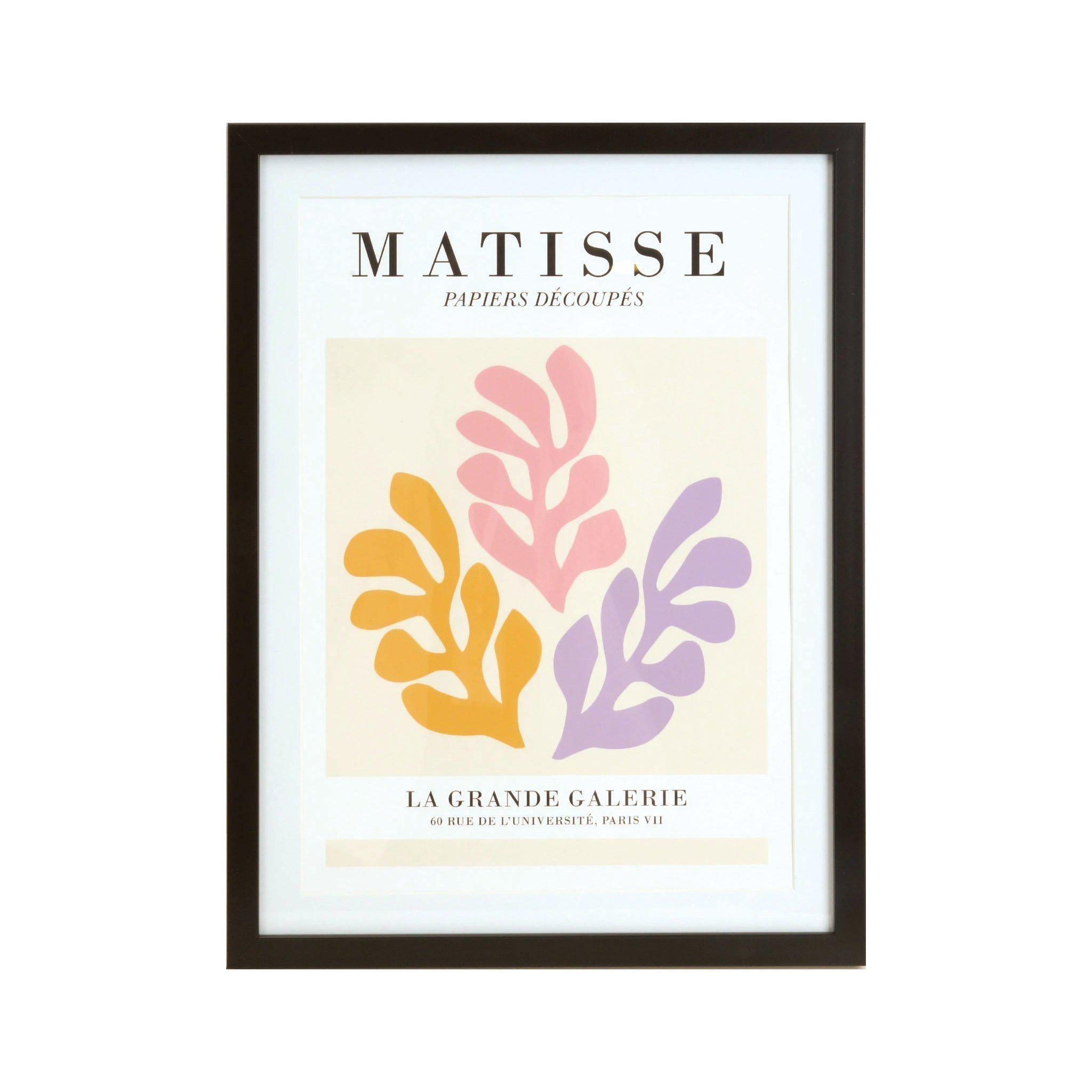 Black A3 Frame - Matisse I Klosh Framed Wall Art – KLOSH