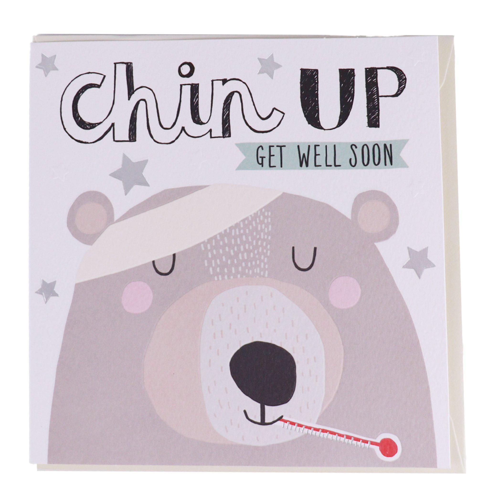 Card - Chin Up Get Well Soon I Klosh Gift and Lifestyle Shop – KLOSH