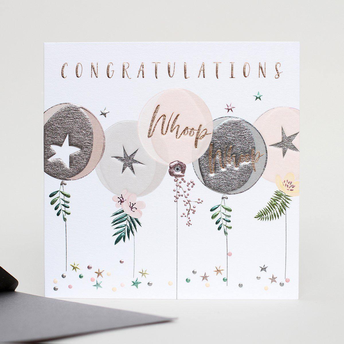 Card - Congratulations Balloons I Klosh Greeting Cards – KLOSH