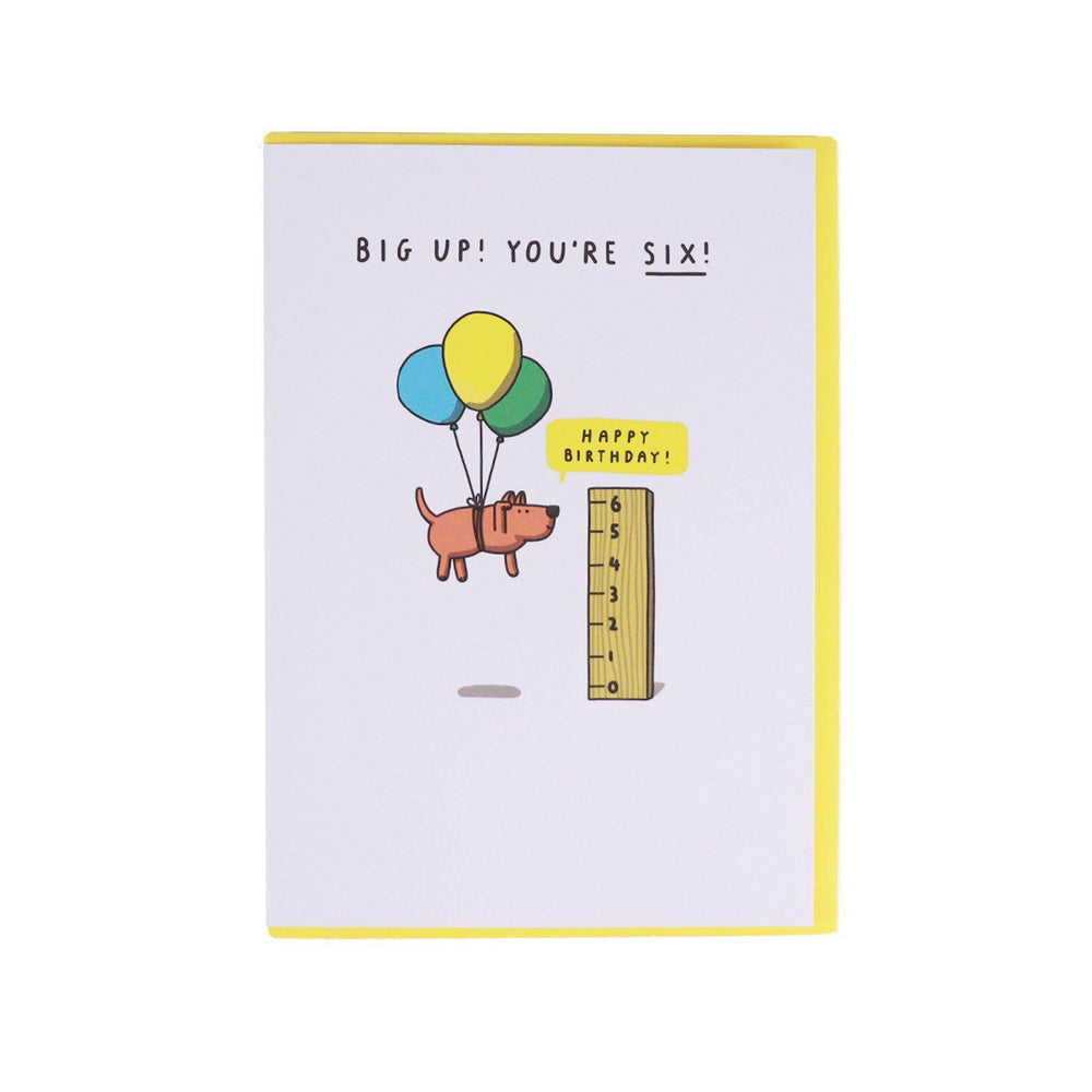 Card - Happy 6th Birthday I Klosh Online Greeting Card Store