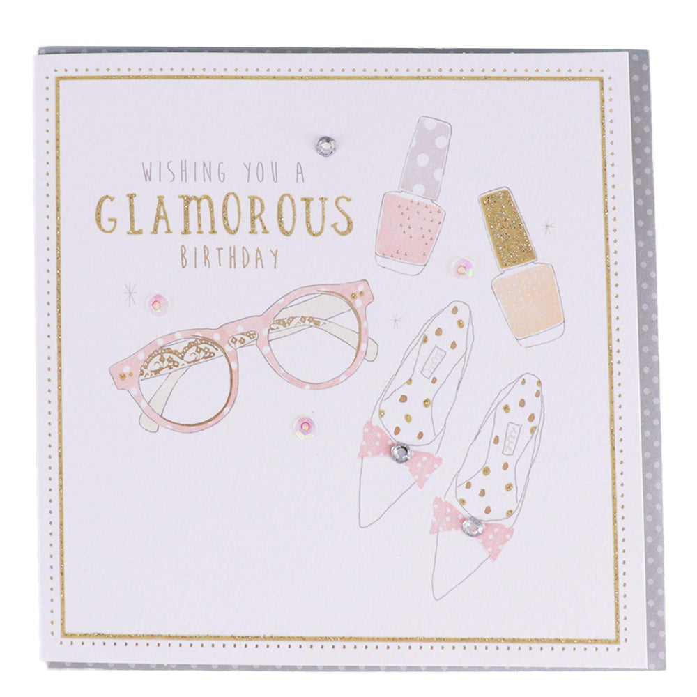 Card - Wishing You A Glamorous Birthday I Klosh Birthday Cards