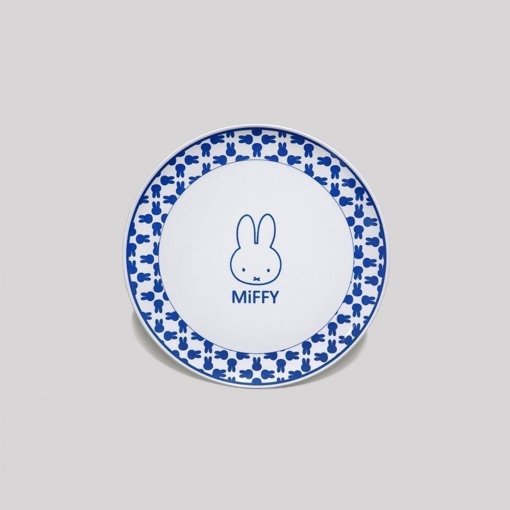 Miffy - Blue Motifs Plate | Miffy Shop - Klosh Gift Online Singapore ...