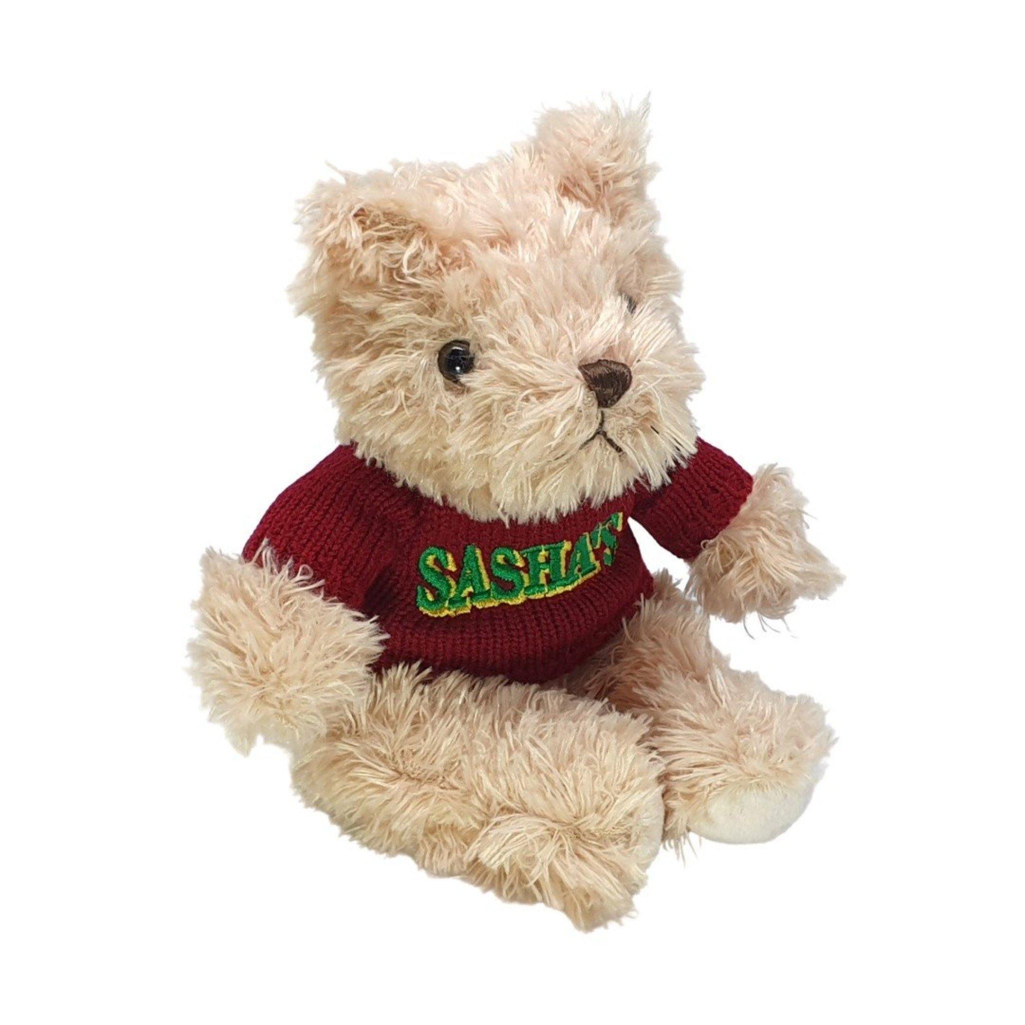 Soft Toy - Exclusive Sasha's Bear Light Brown | KLOSH Gift Shop Singapore