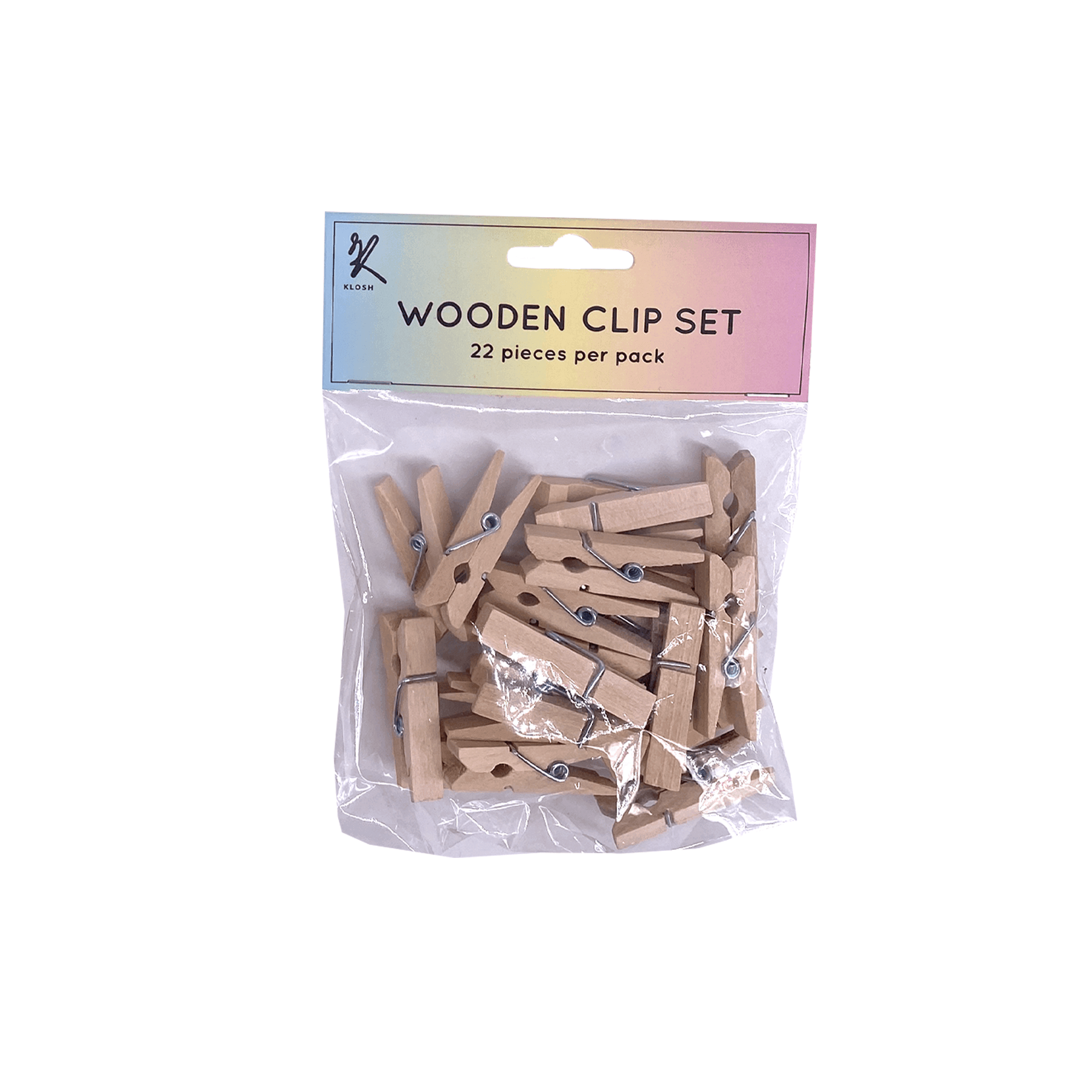 Wooden Clips I Klosh Home Decor – KLOSH