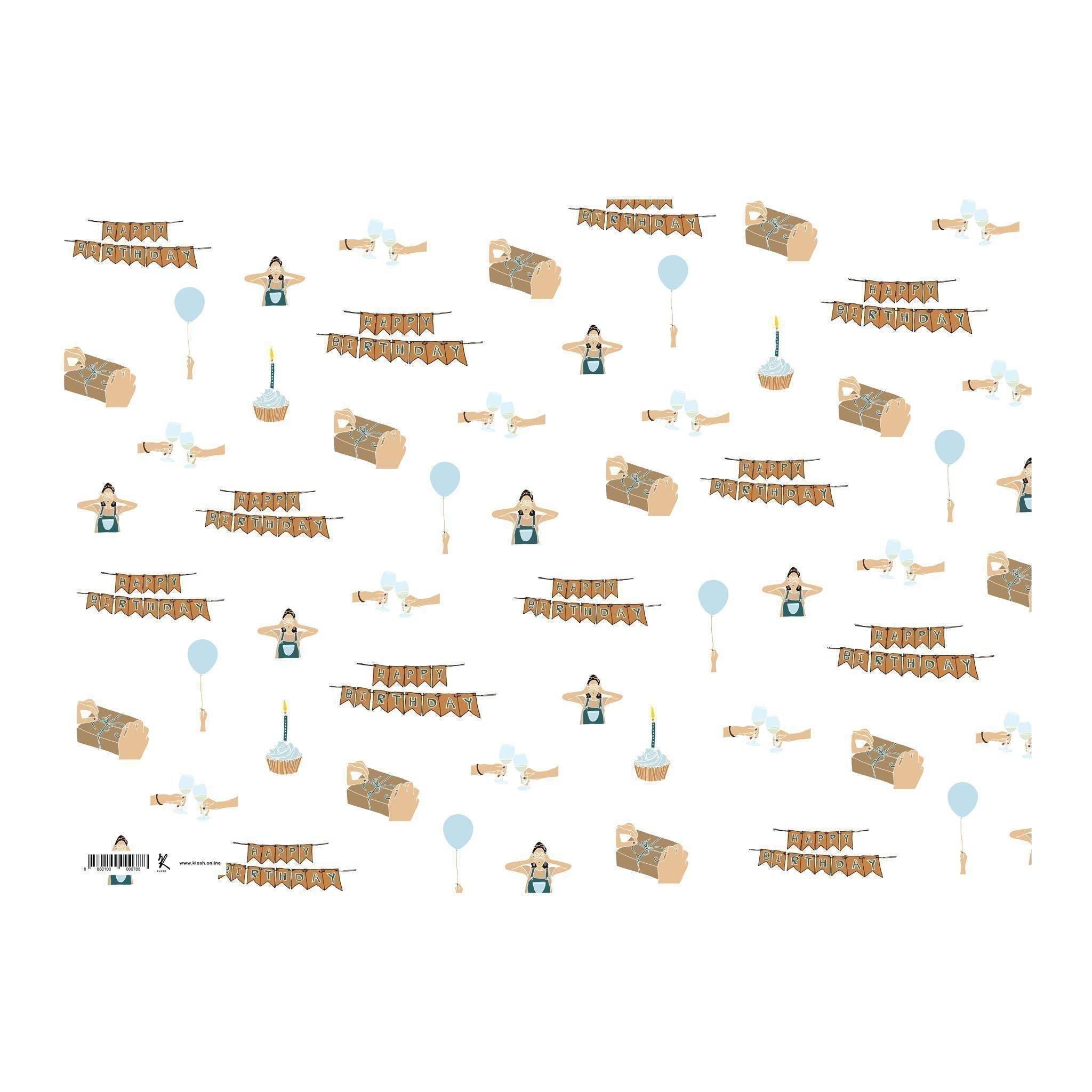 Wrapping Paper - Surprise Birthday I Klosh Online Gift Store – KLOSH
